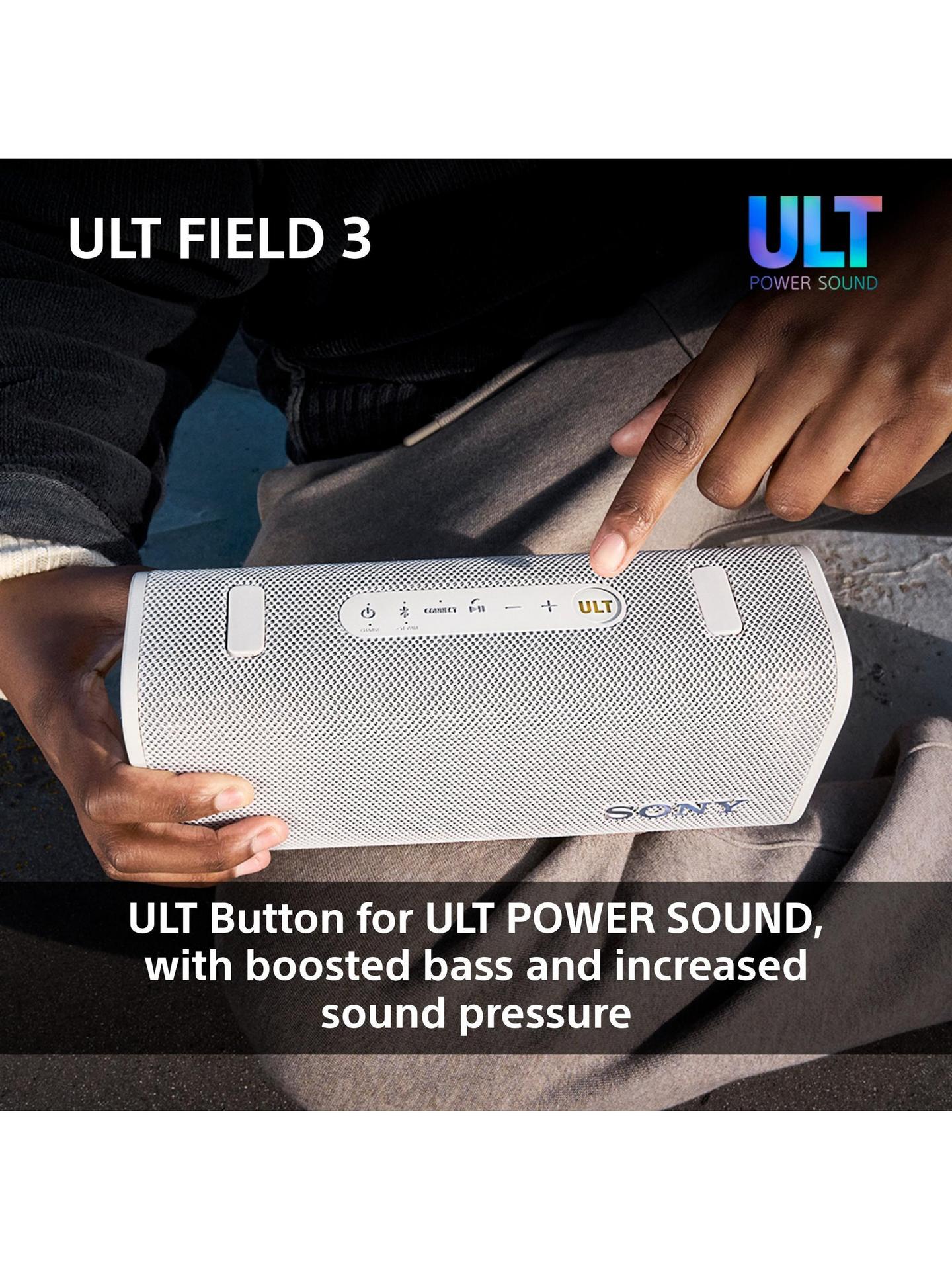 Sony SRS-ULT30 ULT Field 3 Waterproof Bluetooth Portable Speaker with ...
