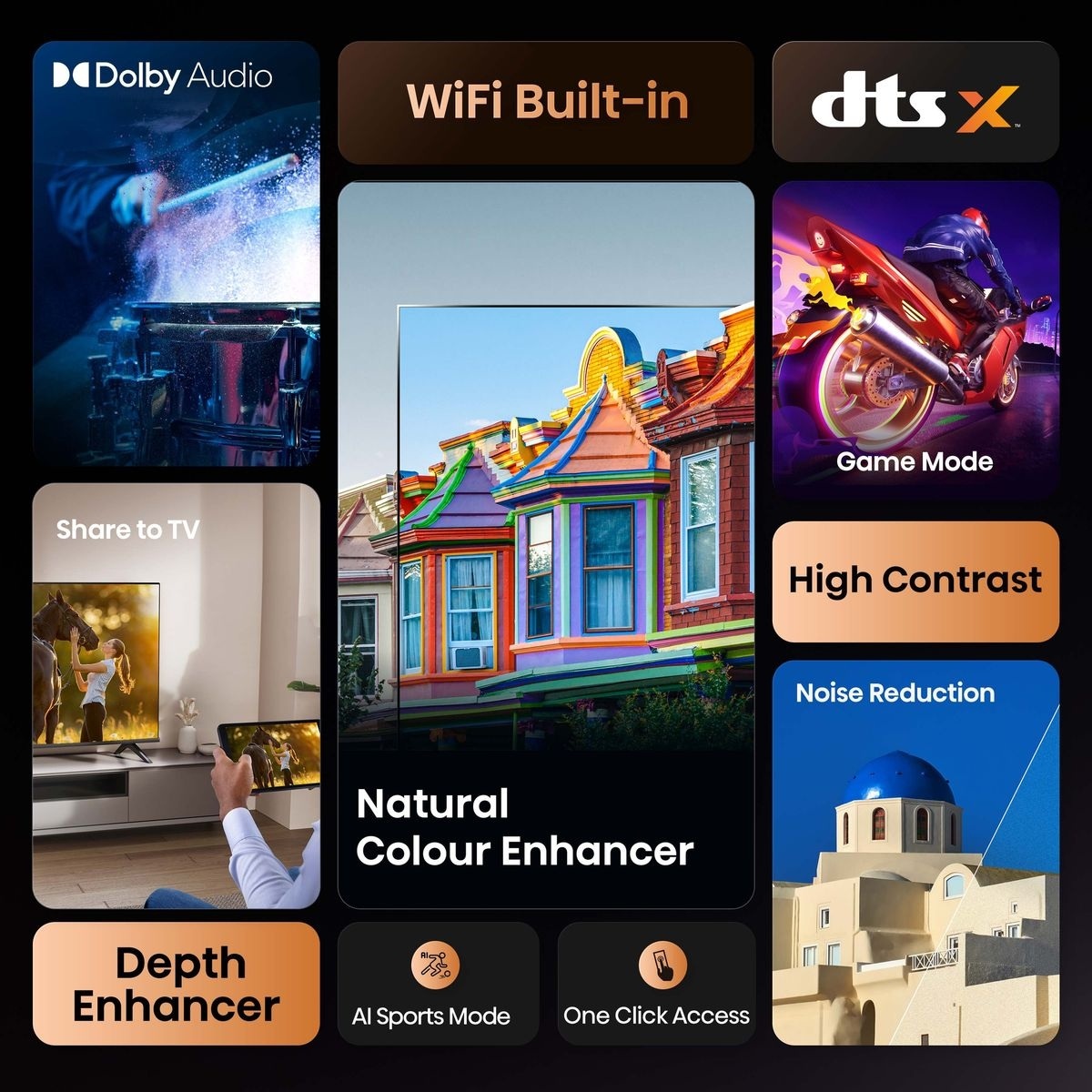 Hisense 50 Inch A4 Series, Full HD 1080p, LED Smart TV With Netflix ...