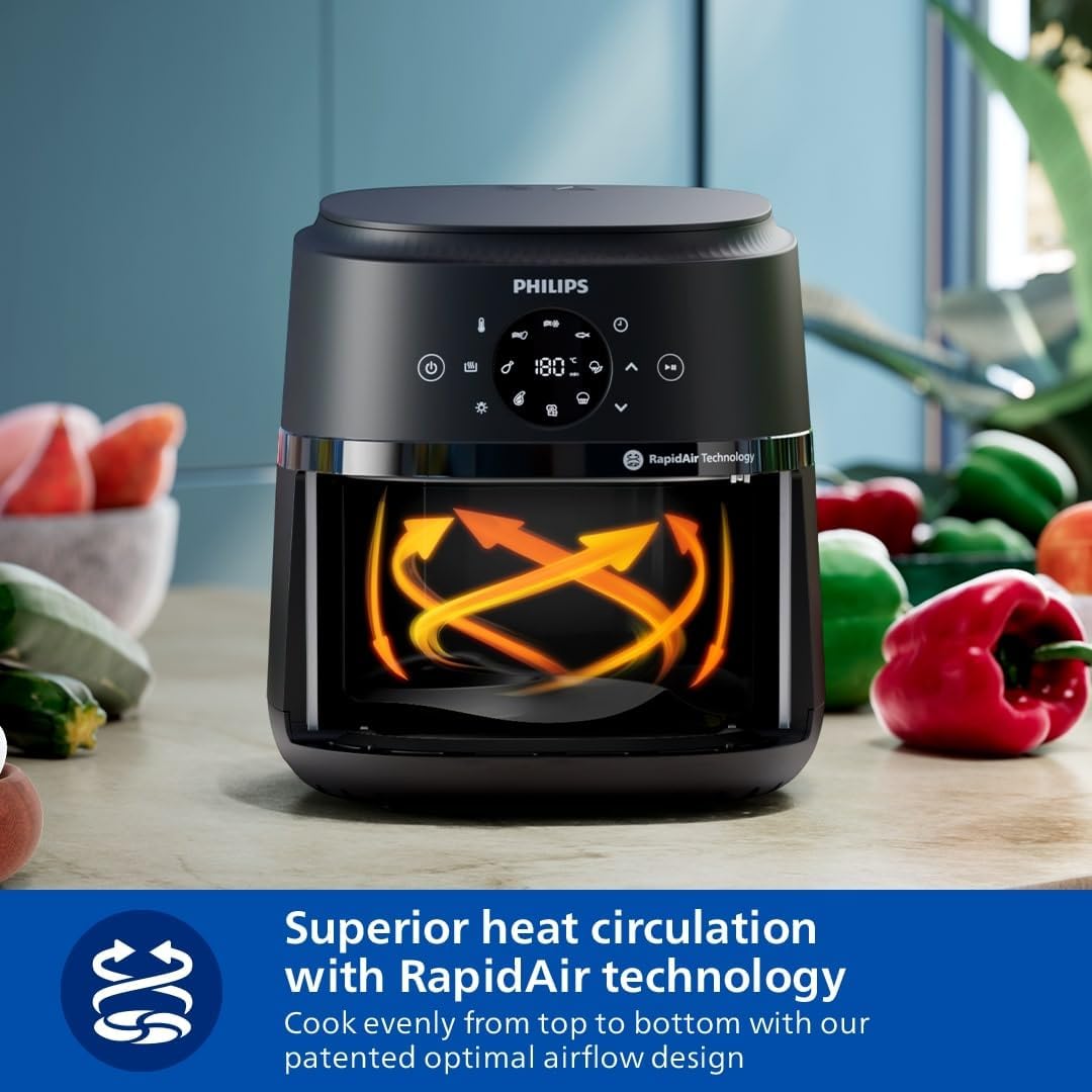 Philips Air Fryer 2000 Series 6.2L - 1700W Power, Cooking window ...