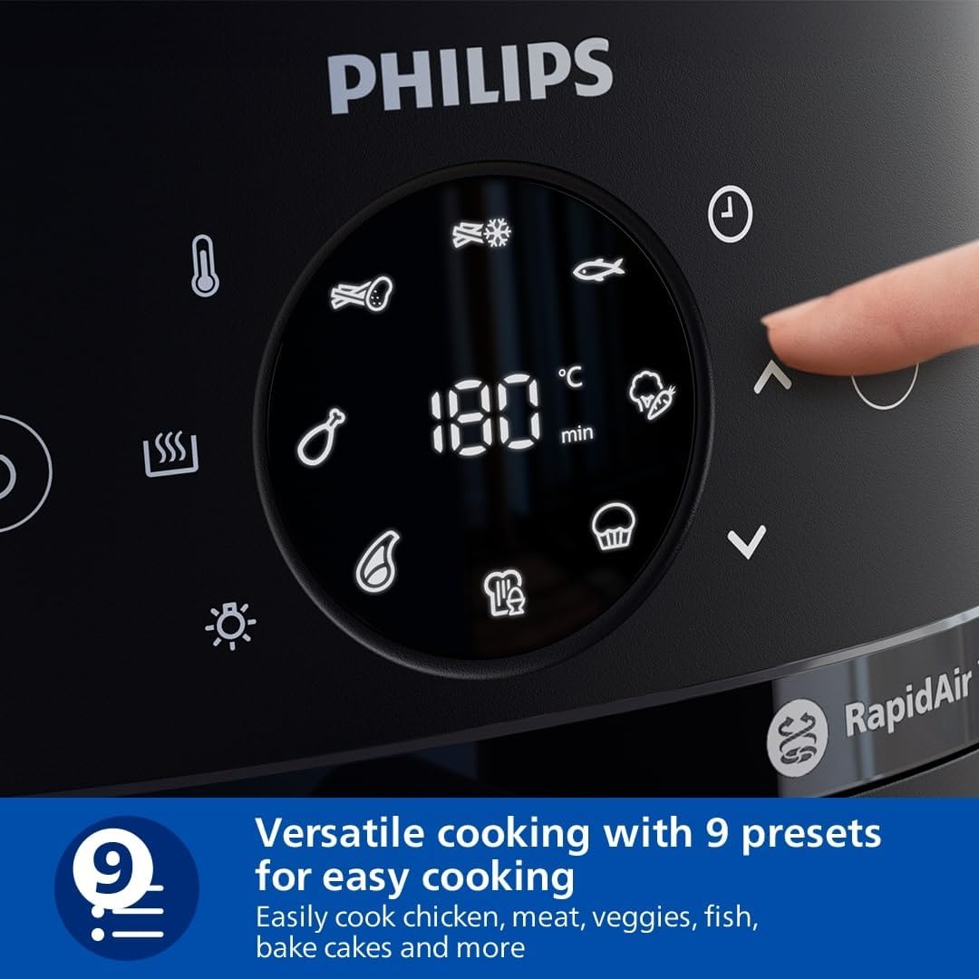 Philips Air Fryer 2000 Series 6.2L - 1700W Power, Cooking window ...